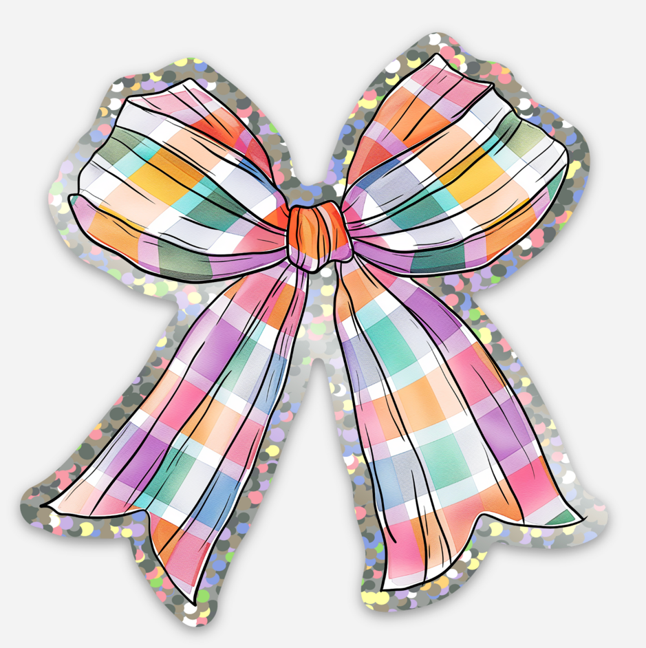 Glitter Bow Sticker – Mi Vida Uvalde