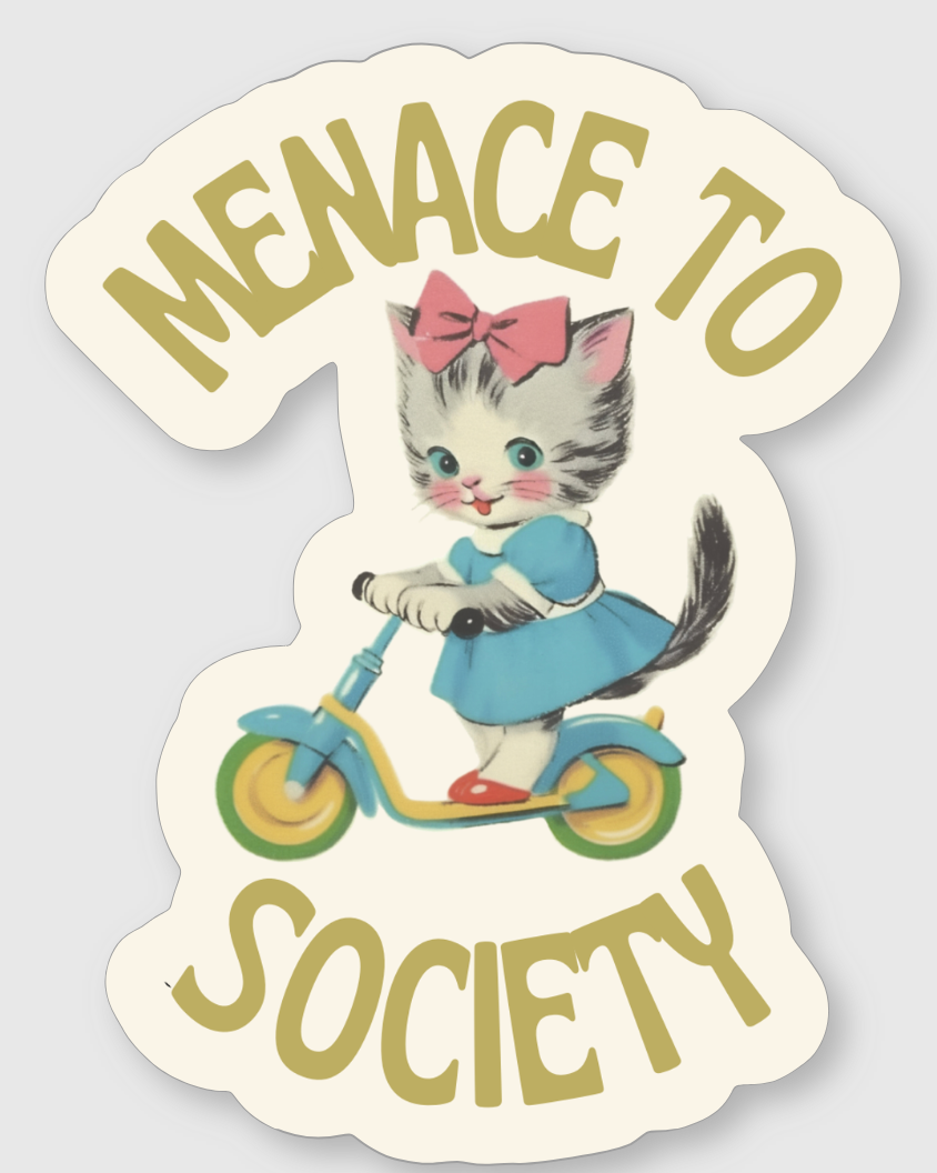 Menace to Society Sticker – Mi Vida Uvalde
