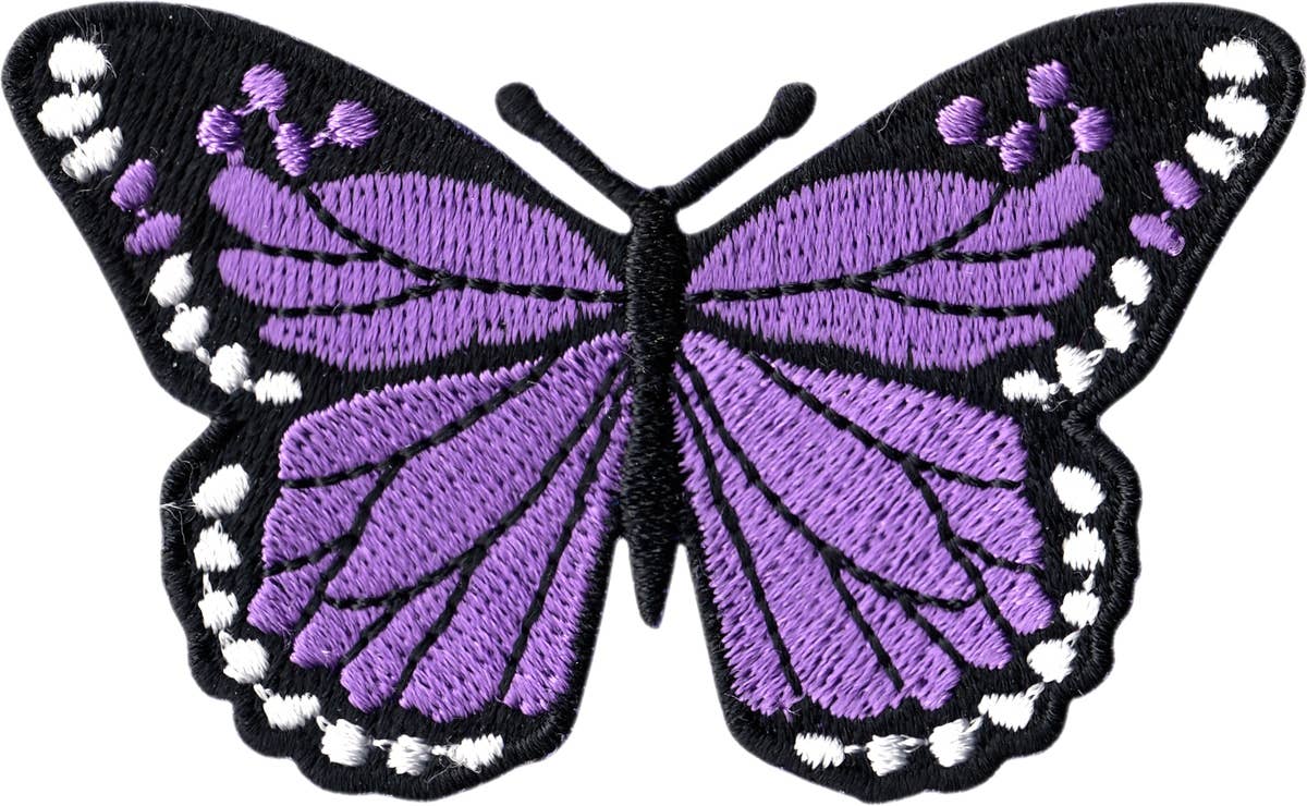 Patch - Butterfly - Beautiful Purple Monarch – Mi Vida Uvalde