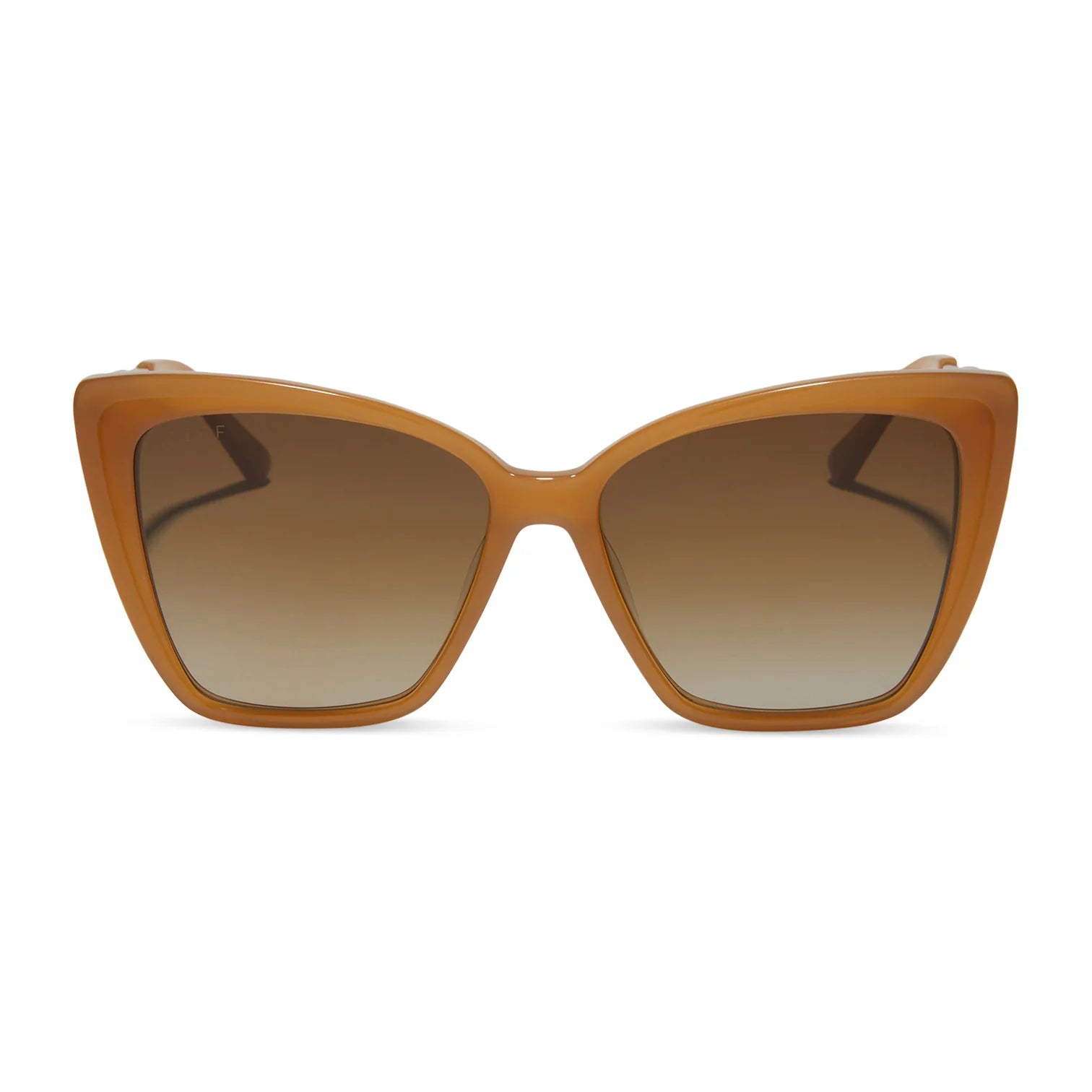 DIFF Eyeware - Becky II Salted Caramel Brown Gradient Polarized ...