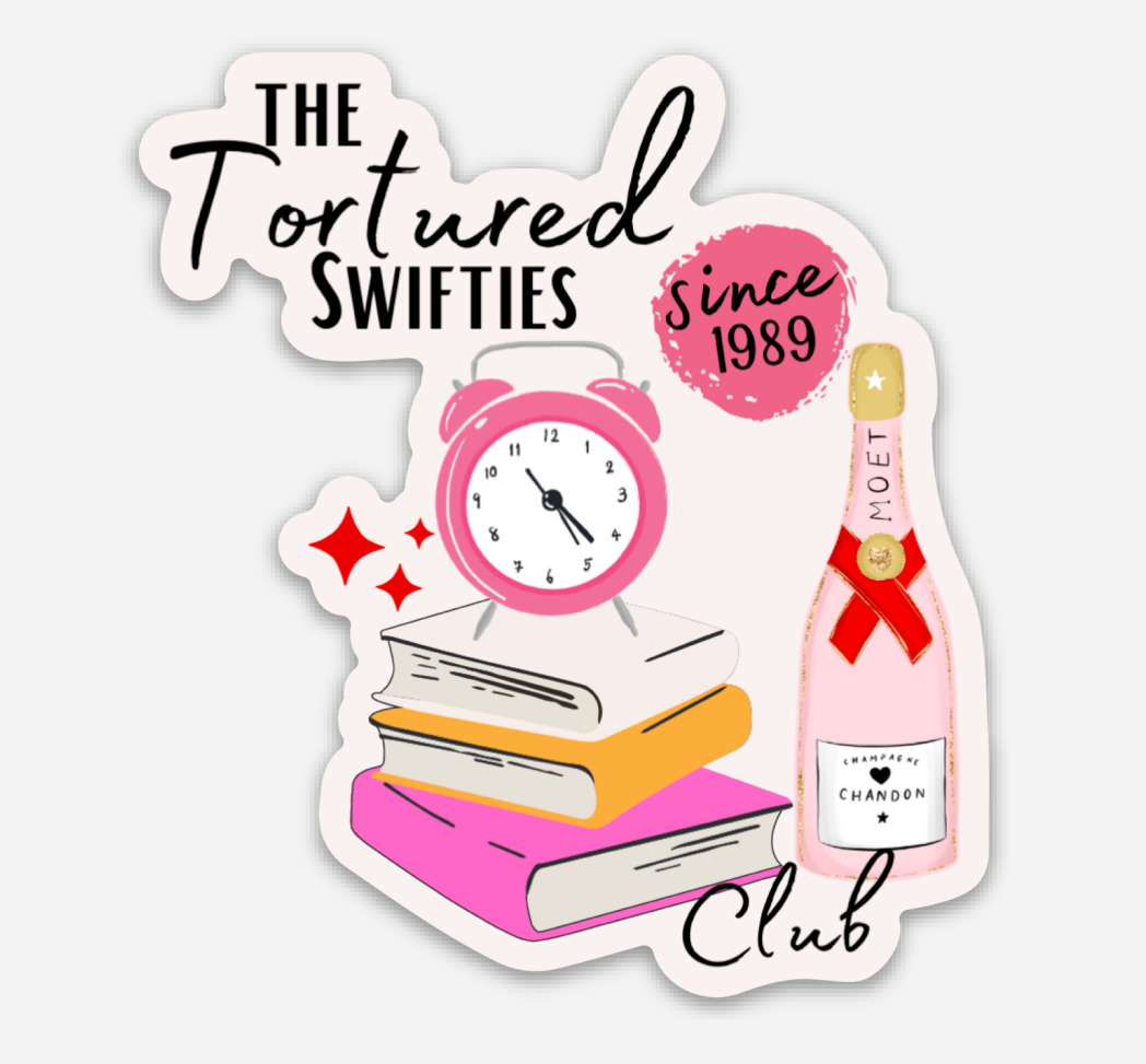 The Tortured Swifties Club Sticker (Taylor Swift) – Mi Vida Uvalde