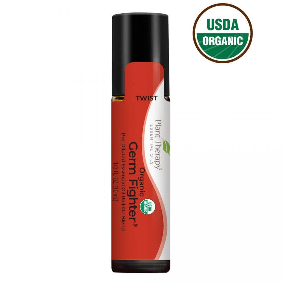 Organic Germ Fighter Roll On 10 mL – Mi Vida Uvalde