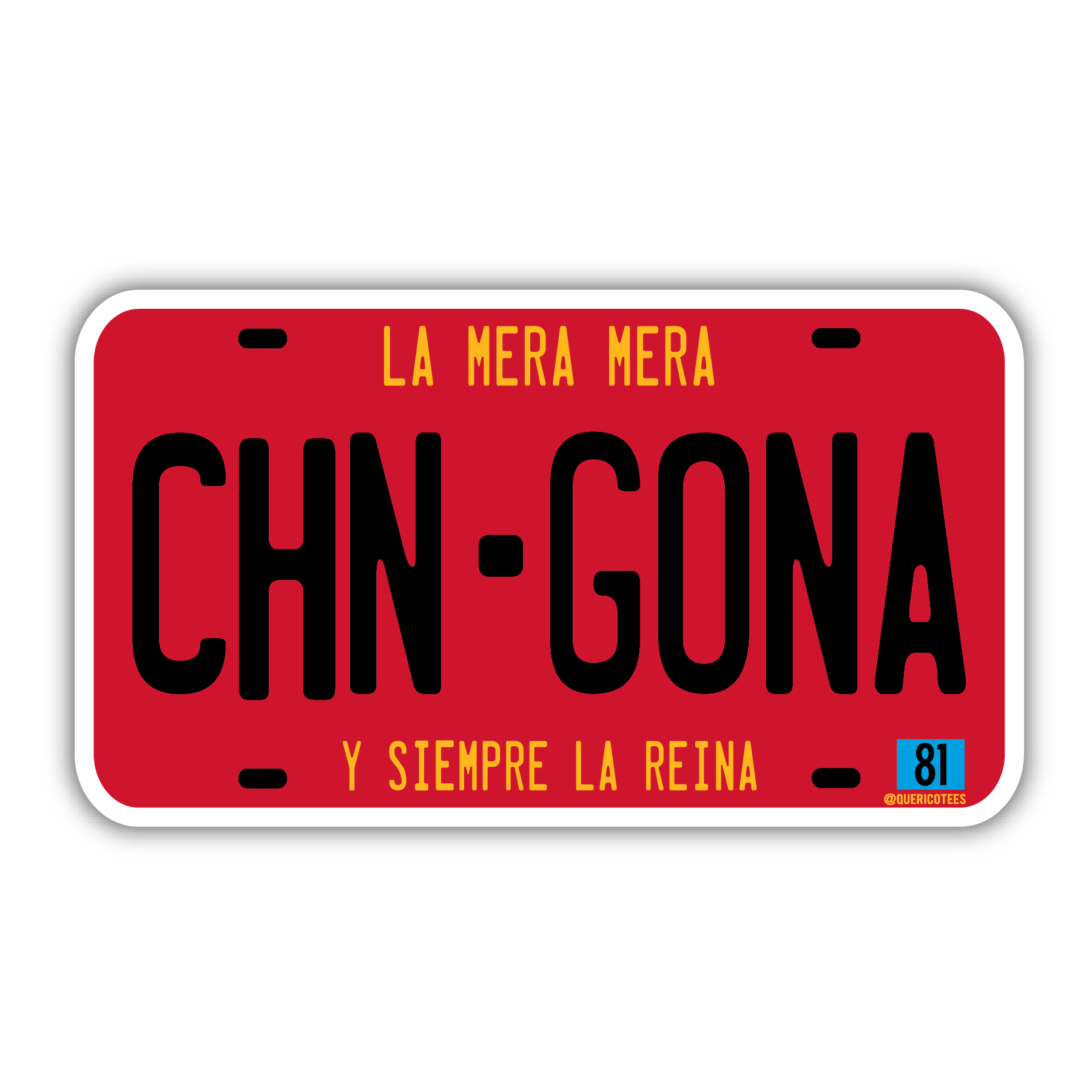 Chingona Sticker – Mi Vida Uvalde