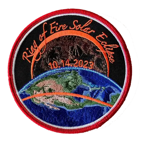 2023 Annular Solar Eclipse Commemorative Patch - 4 inch – Mi Vida Uvalde