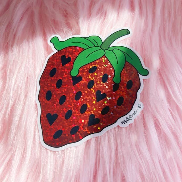 Strawberry Sticker – Mi Vida Uvalde