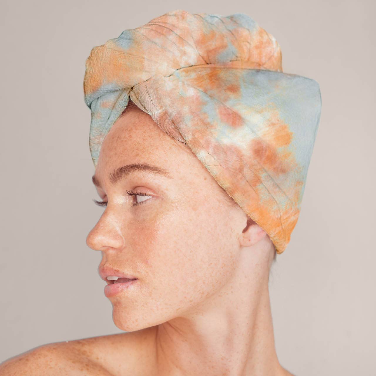 Microfiber Hair Towel - Sunset Tie Dye – Mi Vida Uvalde