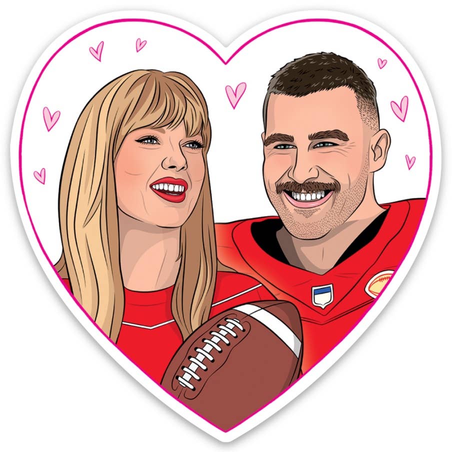 Taylor & Travis Heart Die Cut Sticker – Mi Vida Uvalde