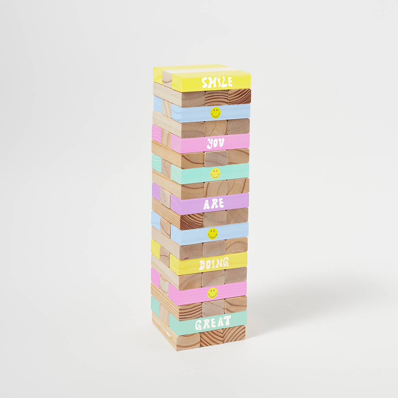 Giant Jumbling Tower Smiley – Mi Vida Uvalde