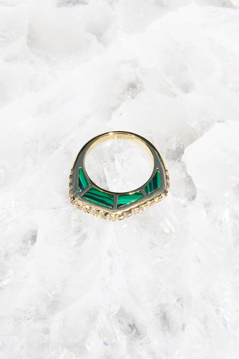 ENIGMA RING- MALACHITE – Mi Vida Uvalde