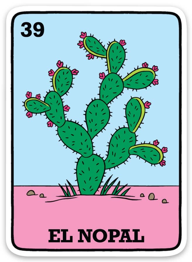 El Nopal Die Cut Sticker – Mi Vida Uvalde